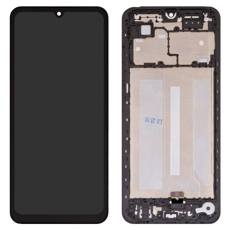 LCD compatible with Xiaomi Redmi A5 4G, (black, with frame, High Copy ...